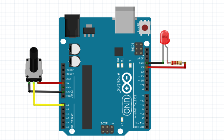 Arduino Pemula Pembacaan Analog Adc Potensiometer Idrus Project