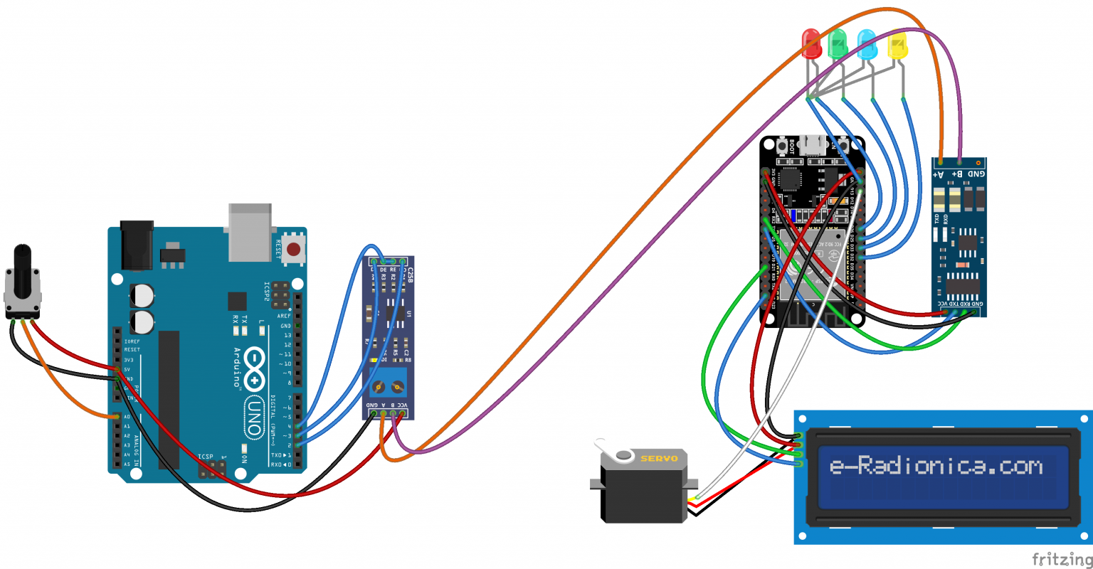 Pengiriman Data Menggunakan Arduino Uno Ke Esp32 Dengan Protokol Serial Rs485 Idrus Project