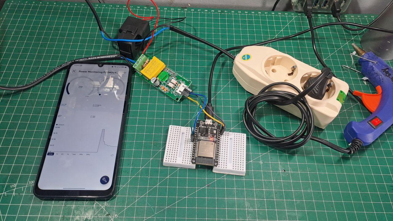 Membuat Monitoring Penggunaan Daya Listrik 220V Menggunakan PZEM-004T Dengan ESP32 Dan Blynk IoT ...