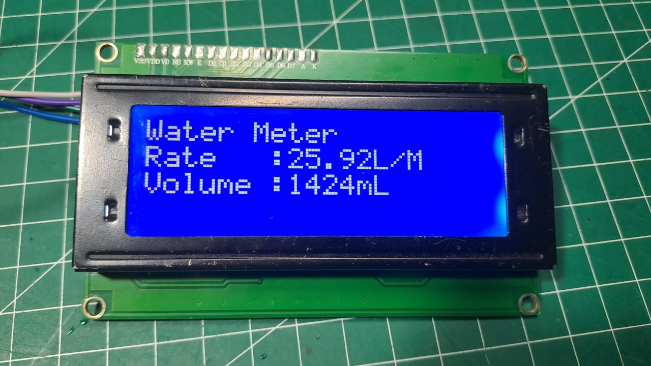 Cara Mengakses Water Flow Sensor Yf B6 Menggunakan Esp32 Atau Arduino Interface Lcd 20×4 I2c