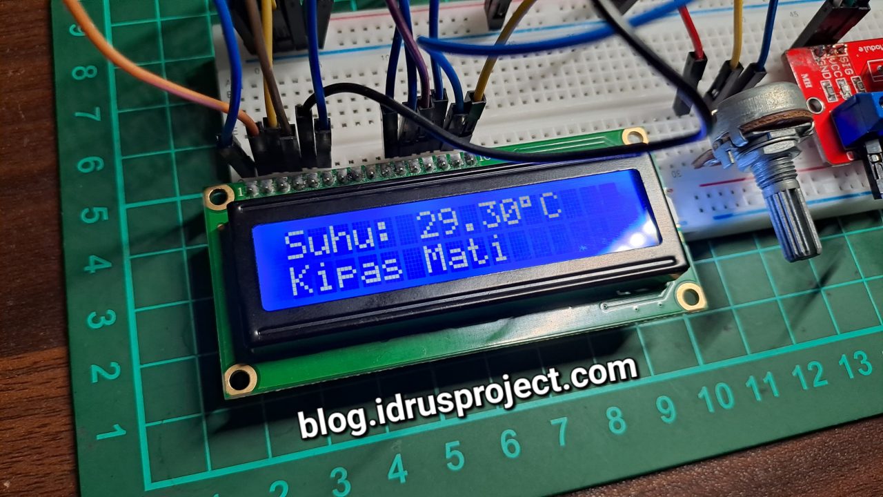 Membuat Kipas Angin Otomatis Menggunakan Arduino Uno Mosfet Dan Sensor Dht11 Idrus Project