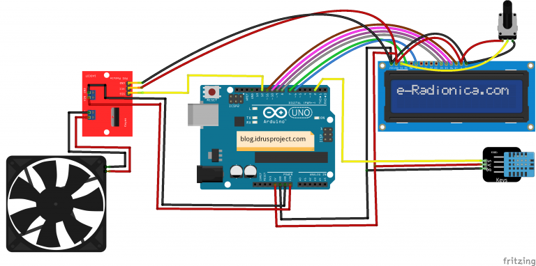 Membuat Kipas Angin Otomatis Menggunakan Arduino Uno Mosfet Dan Sensor Dht11 Idrus Project