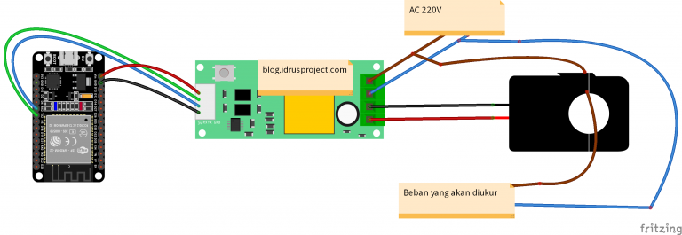Membuat Monitoring Penggunaan Daya Listrik 220V Menggunakan PZEM-004T ...