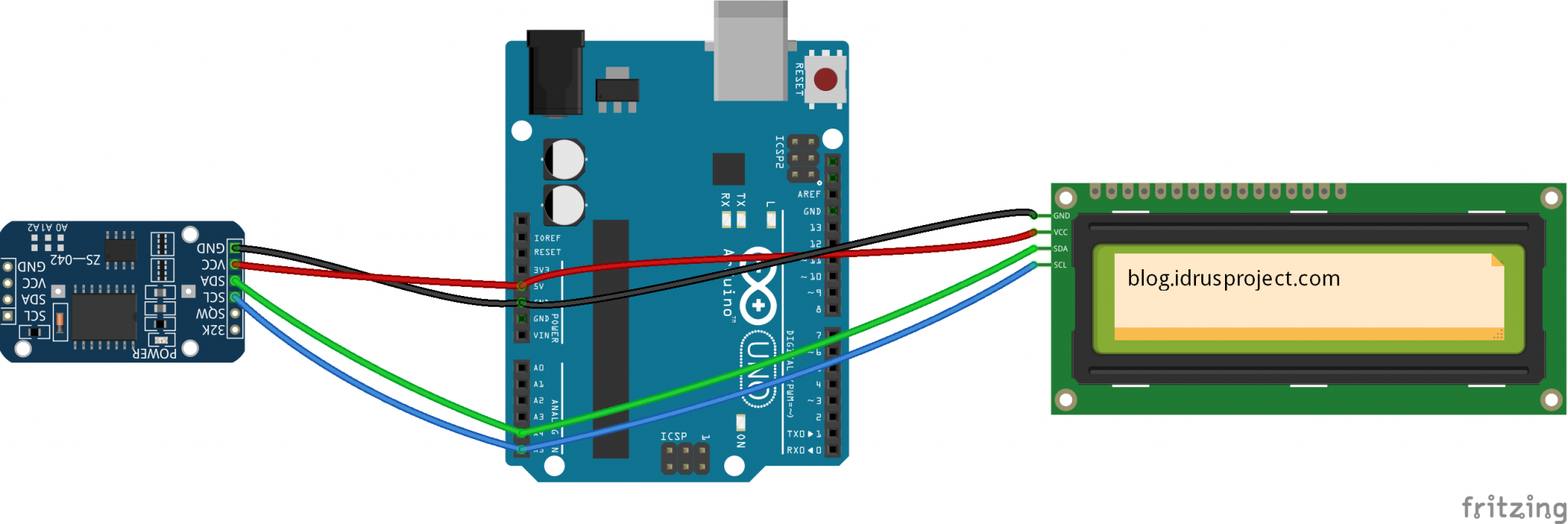 Cara Menggunakan Modul RTC DS3231 Dengan Arduino UNO dan LCD 16x2 I2C - Idrus Project
