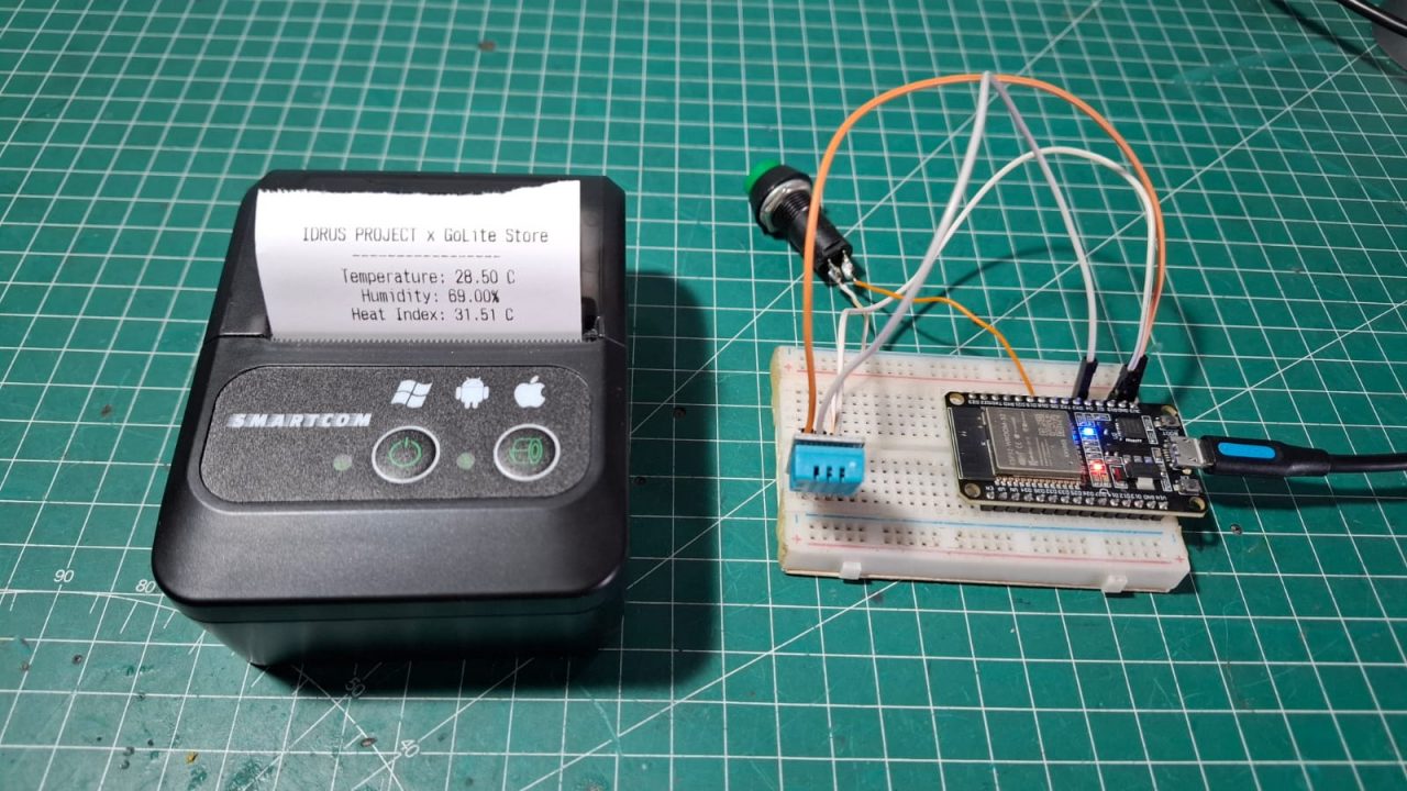 Tutorial Menggunakan Printer Thermal Bluetooth Dengan Esp32 Dan Sensor
